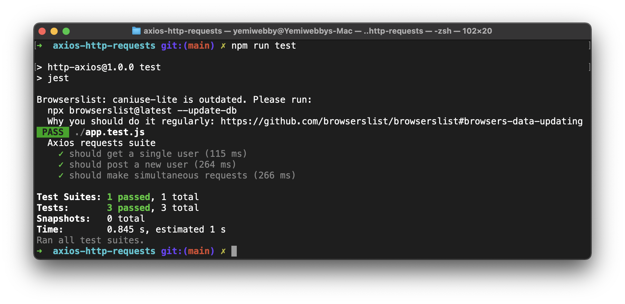 Making HTTP requests with Axios | CircleCI