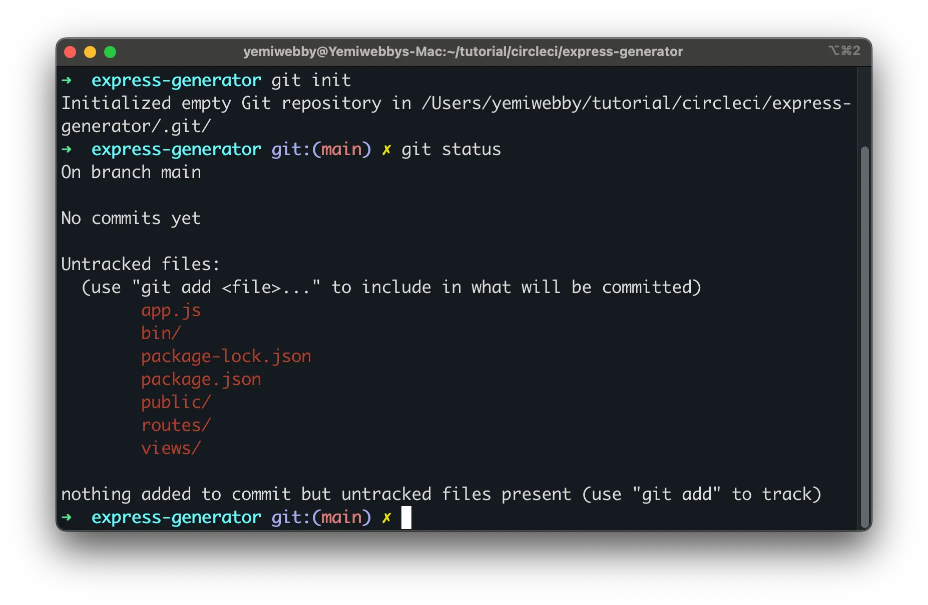 Pushing a project to GitLab - CircleCI