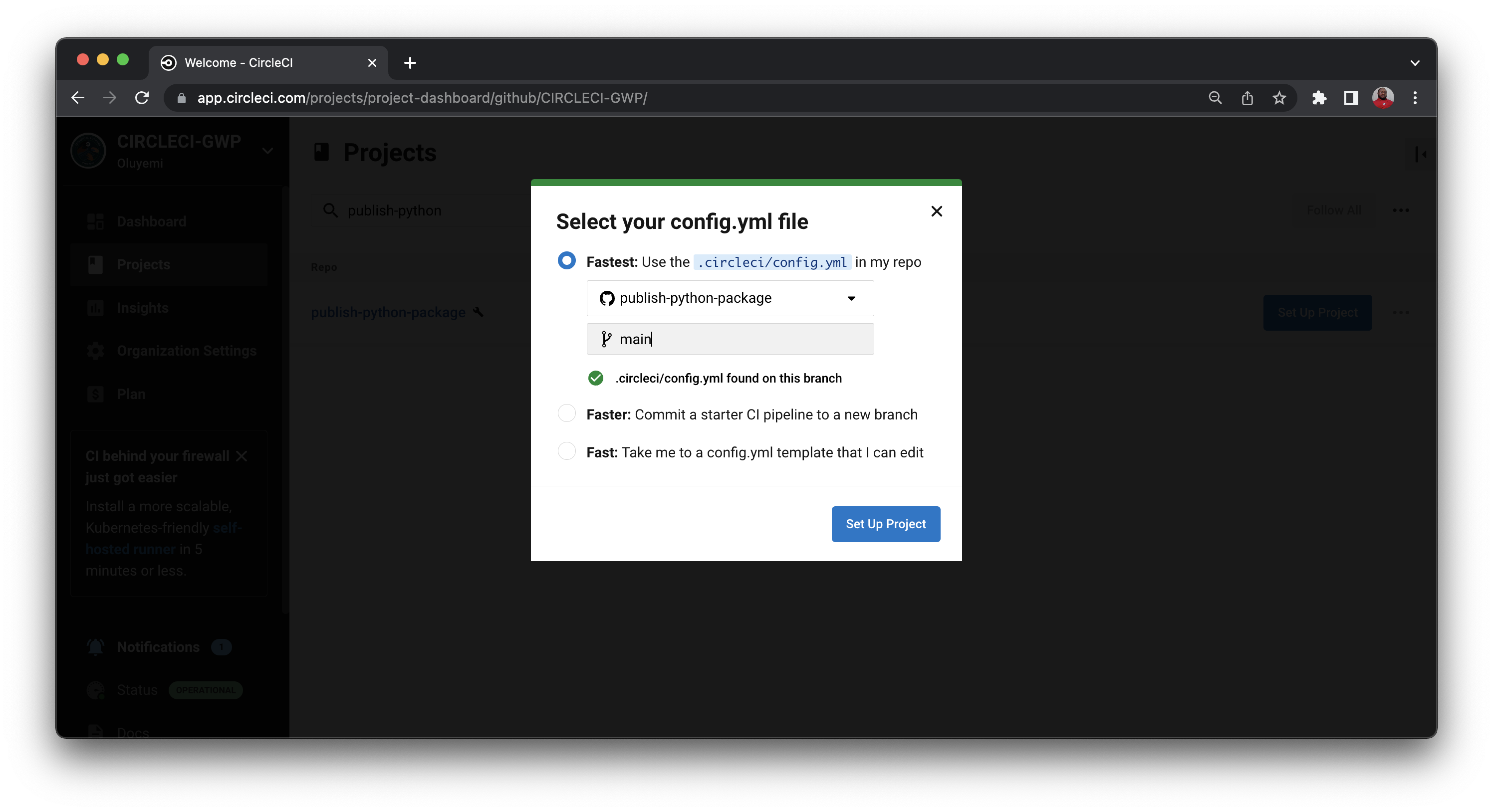 Publishing a Python package | CircleCI
