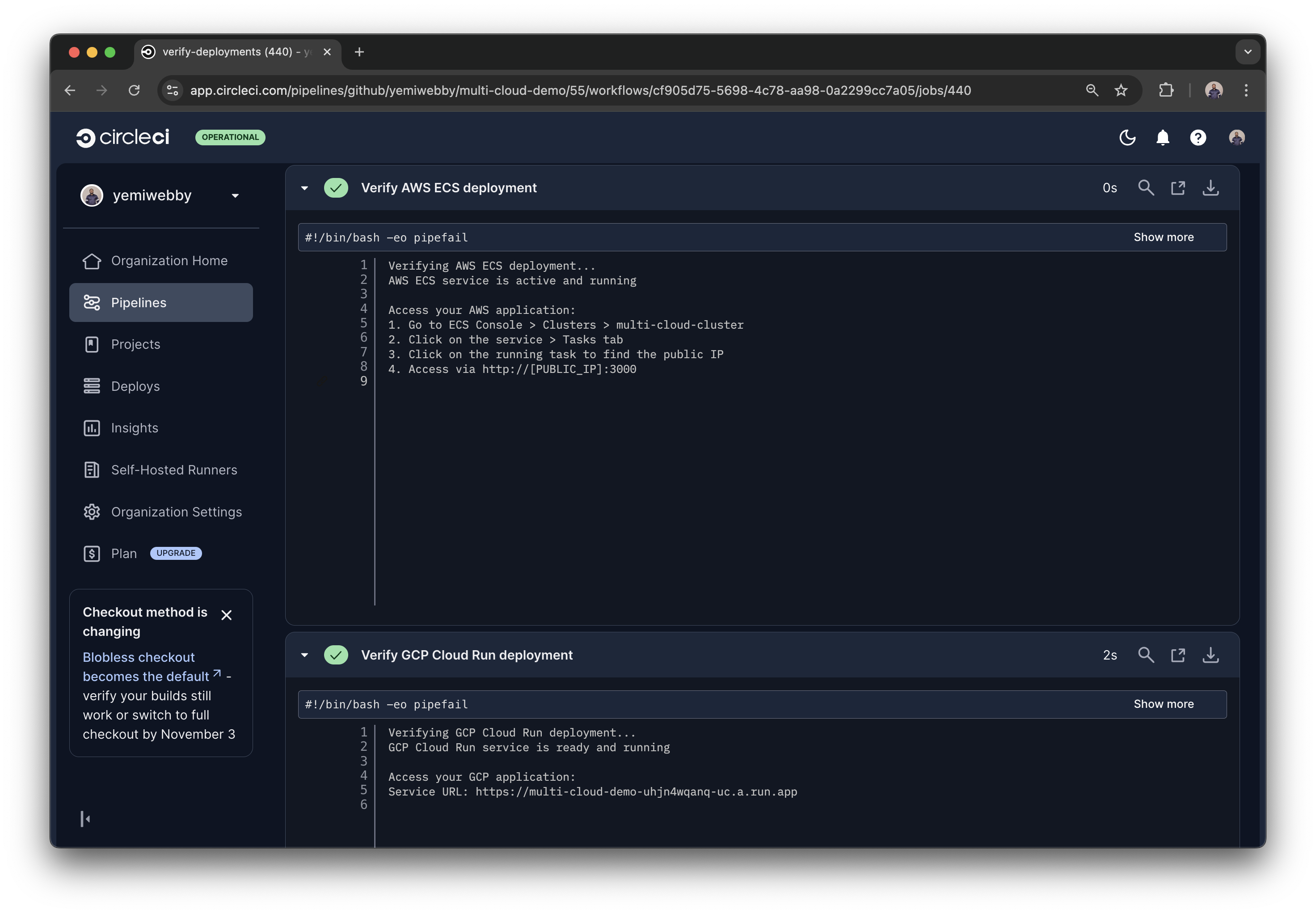 Simultaneous multi-cloud deployment to AWS and GCP with CircleCI - CircleCI