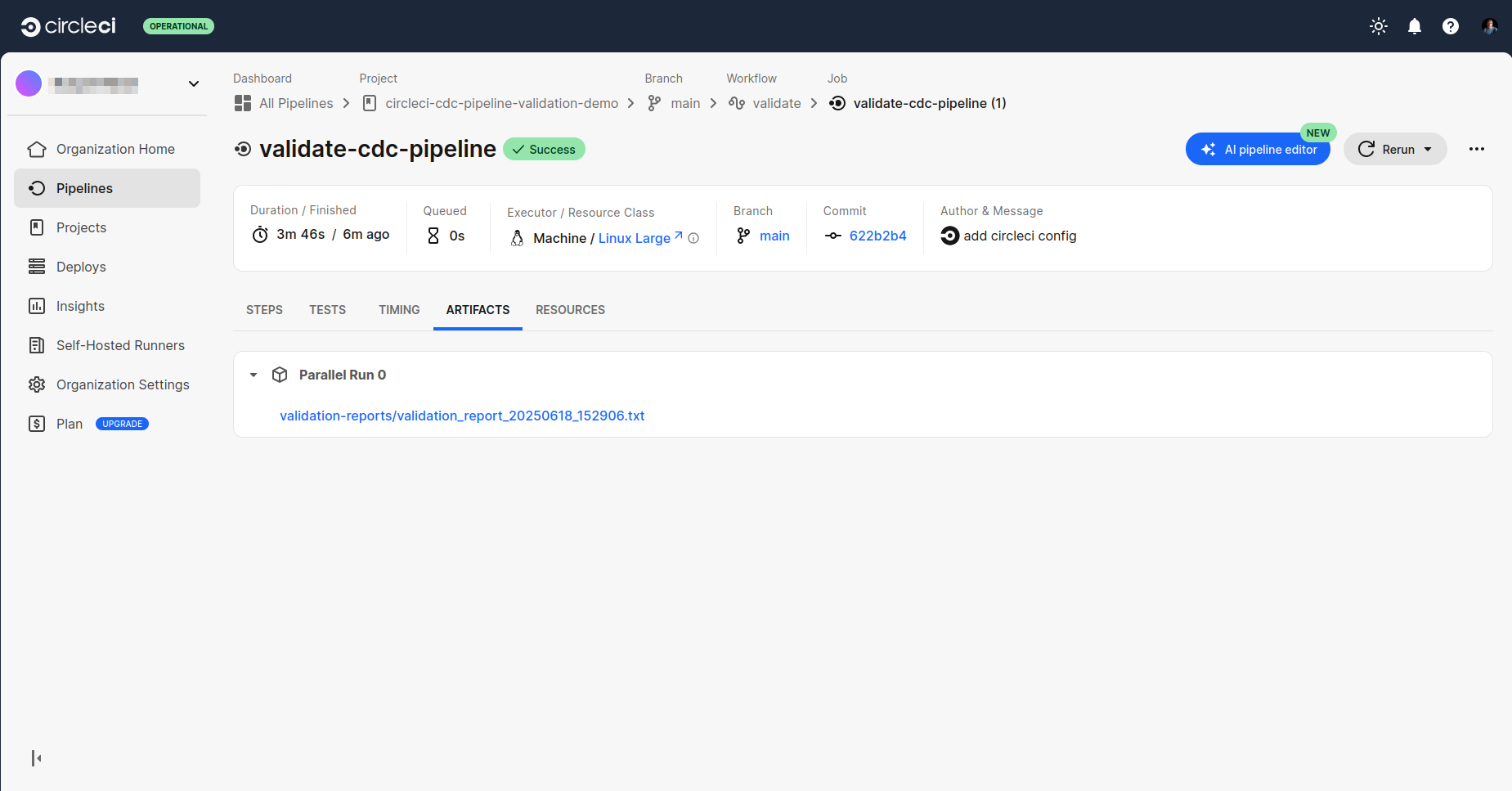 Validate CDC data in your CI/CD pipeline using CircleCI | CircleCI