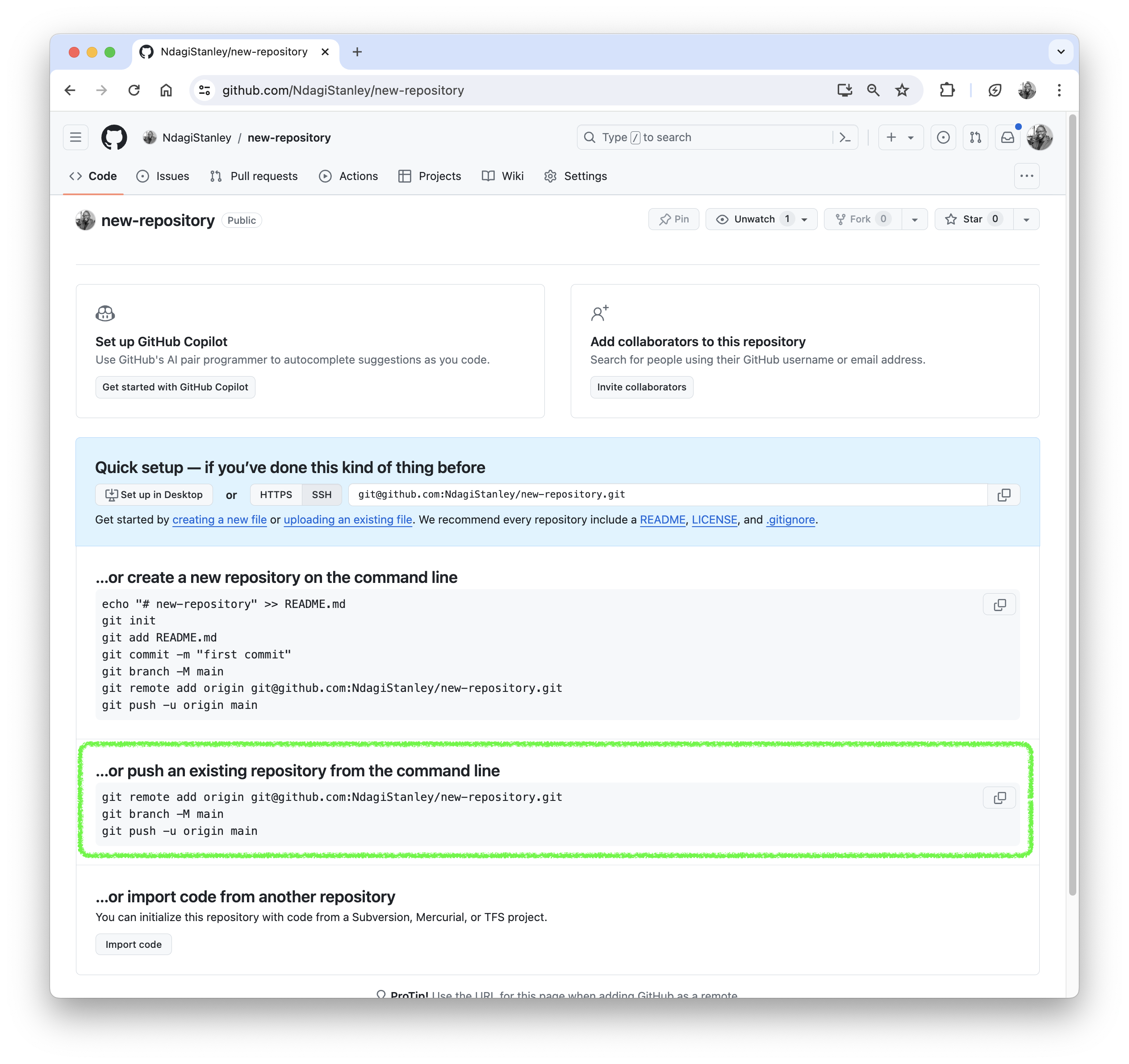 Pushing a project to GitHub | CircleCI
