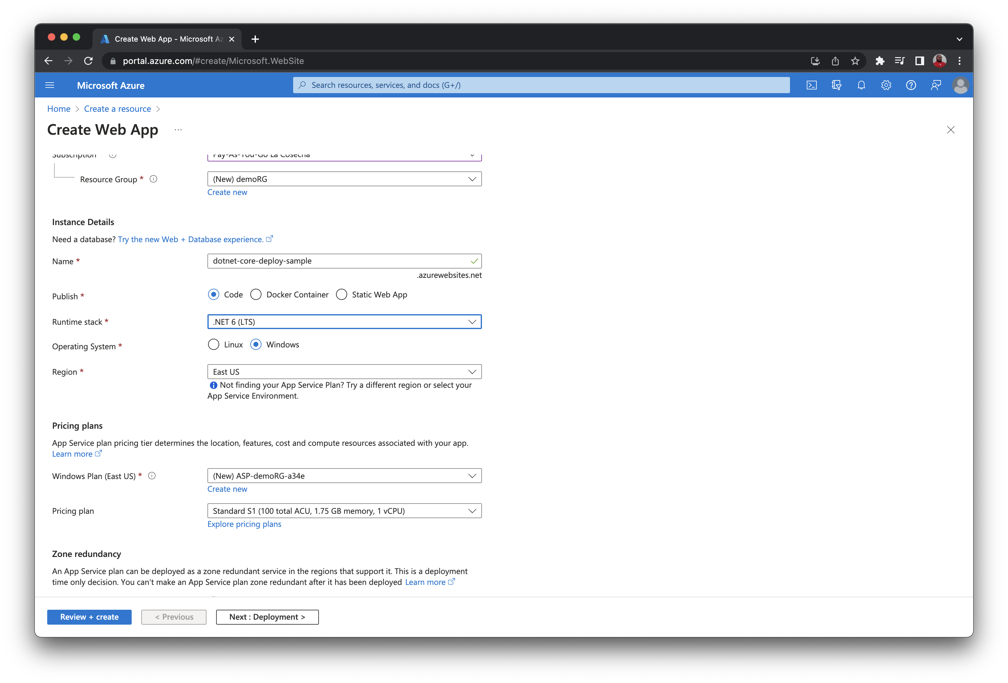 Build and deploy an ASP.NET Core application to Azure | CircleCI