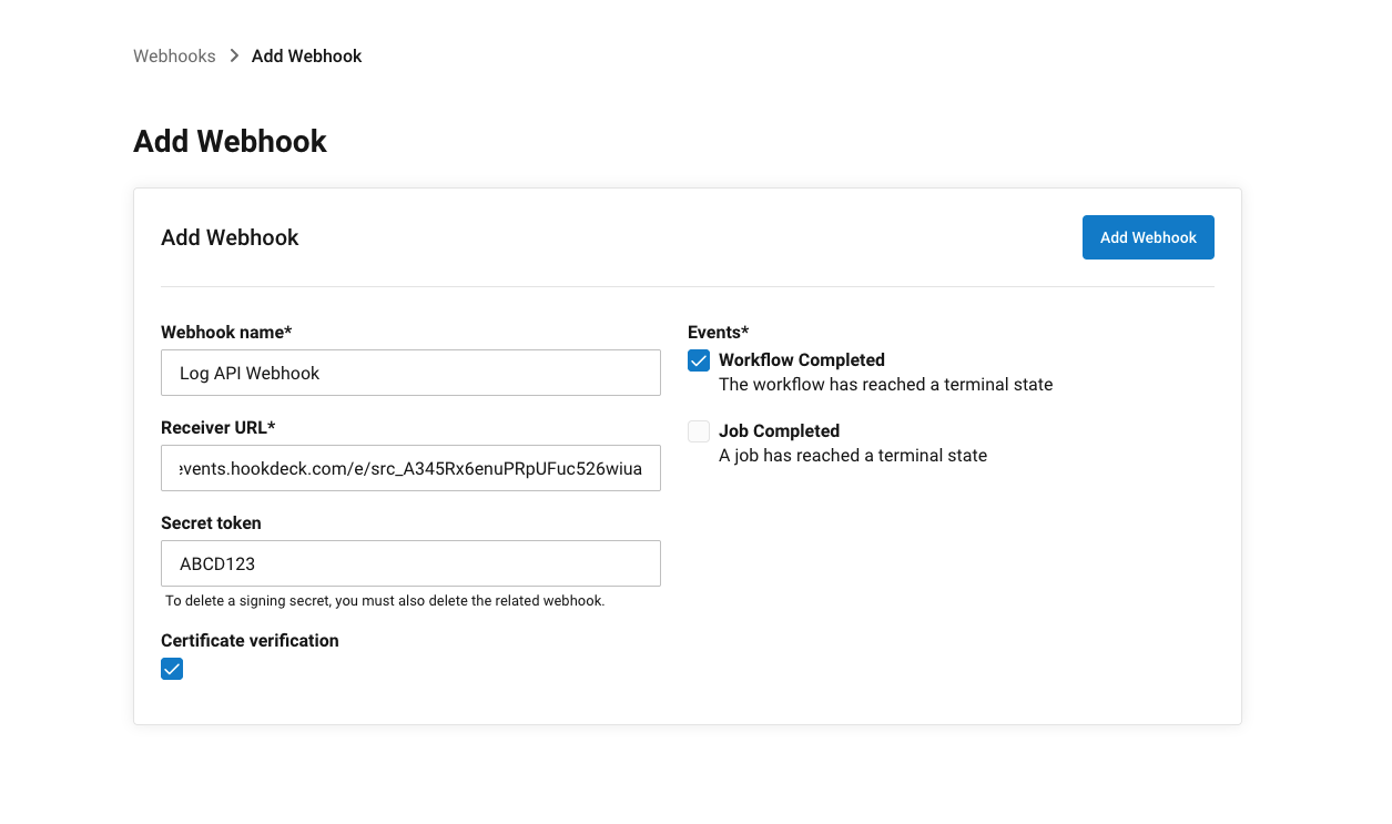 Troubleshooting CircleCI webhooks | CircleCI