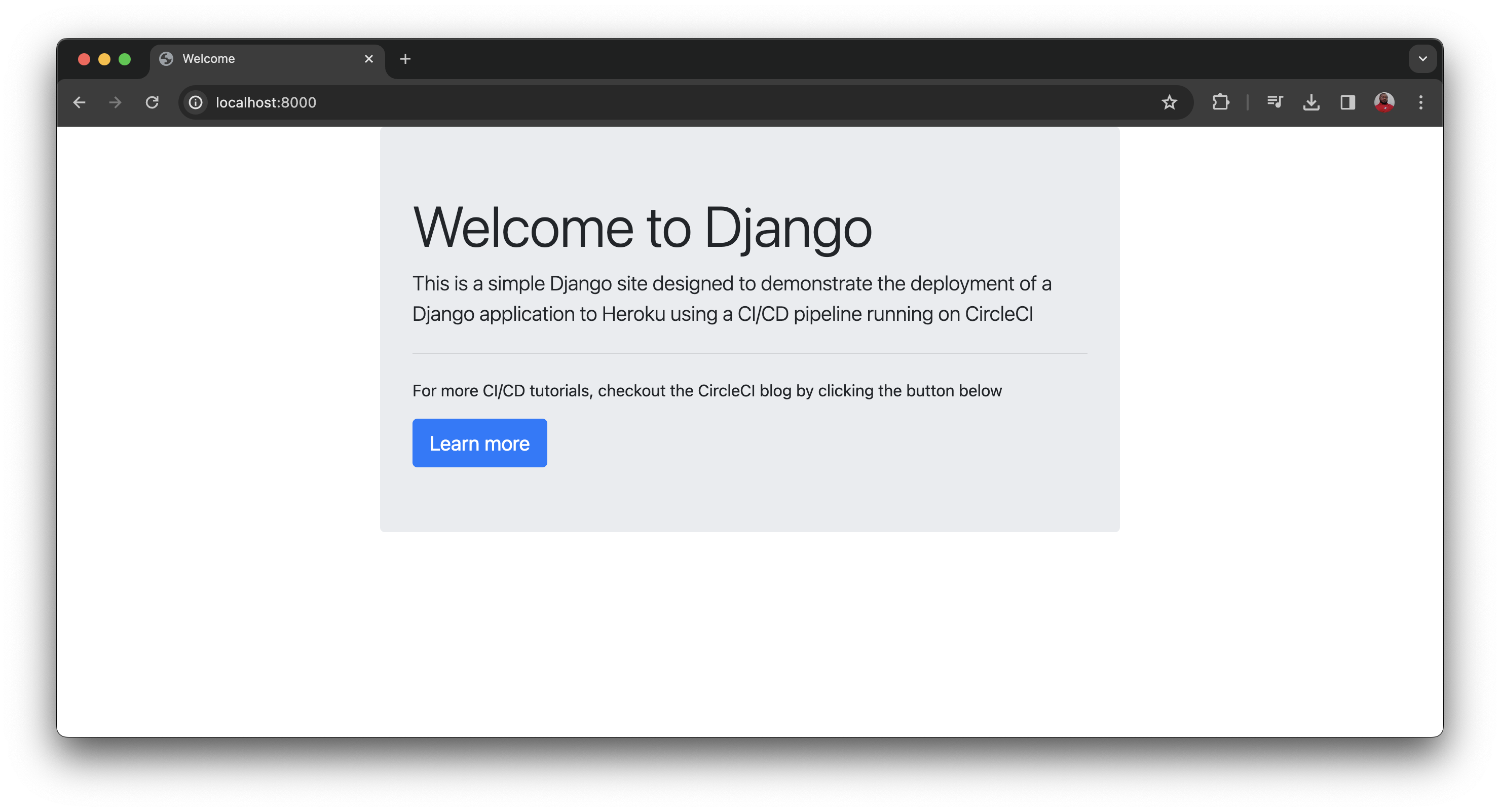Create a continuous deployment pipeline for Django applications | CircleCI