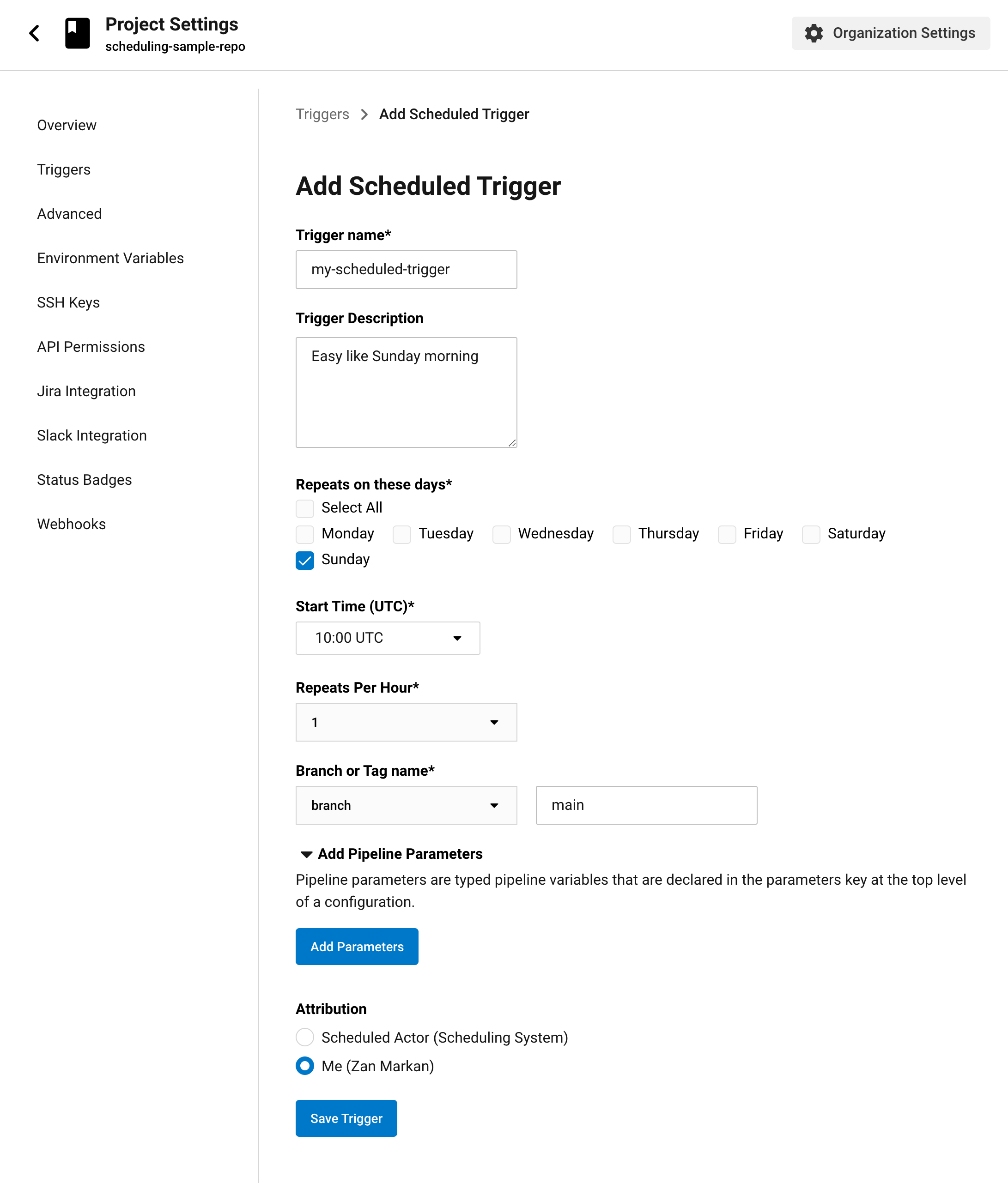 Getting started with scheduled pipelines | CircleCI