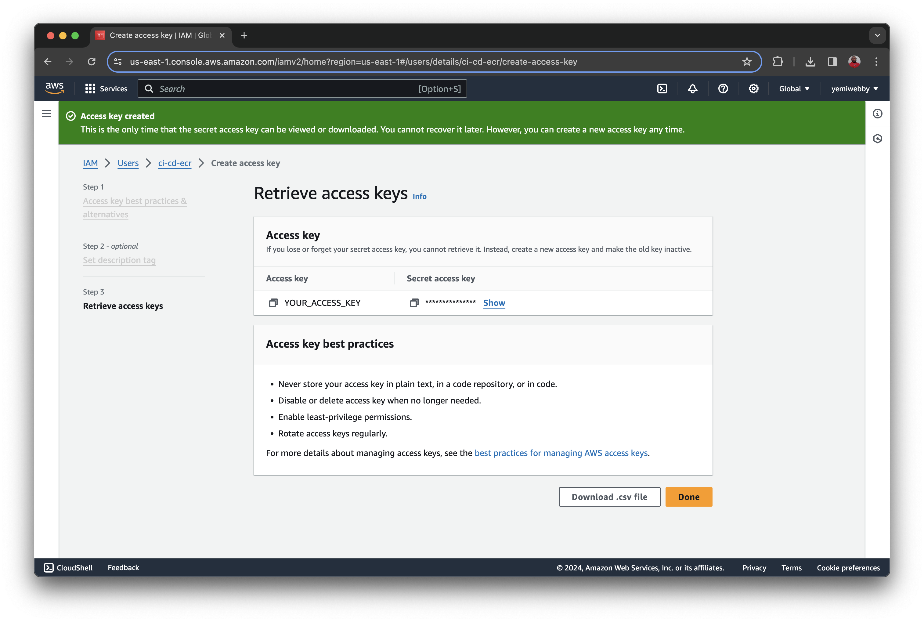 Automatically deploy private Docker images to Amazon ECR | CircleCI