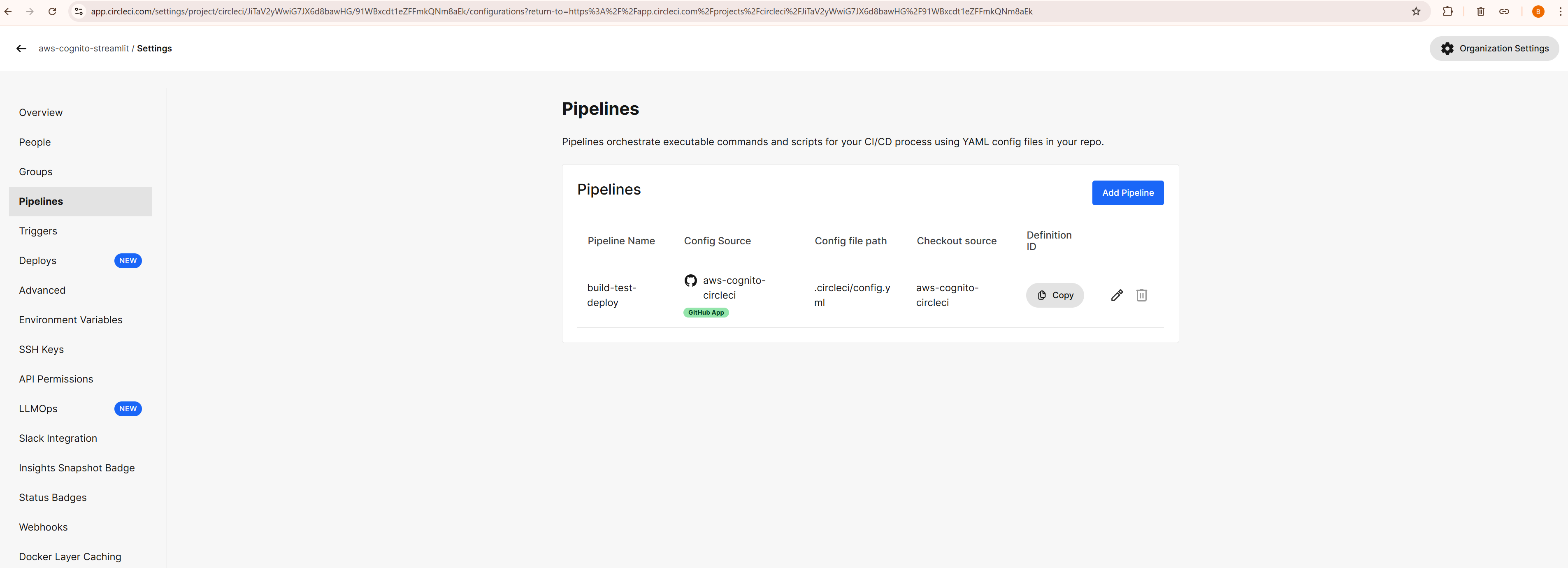 Secure Streamlit app deployment with AWS Cognito, Streamlit, and CircleCI - CircleCI