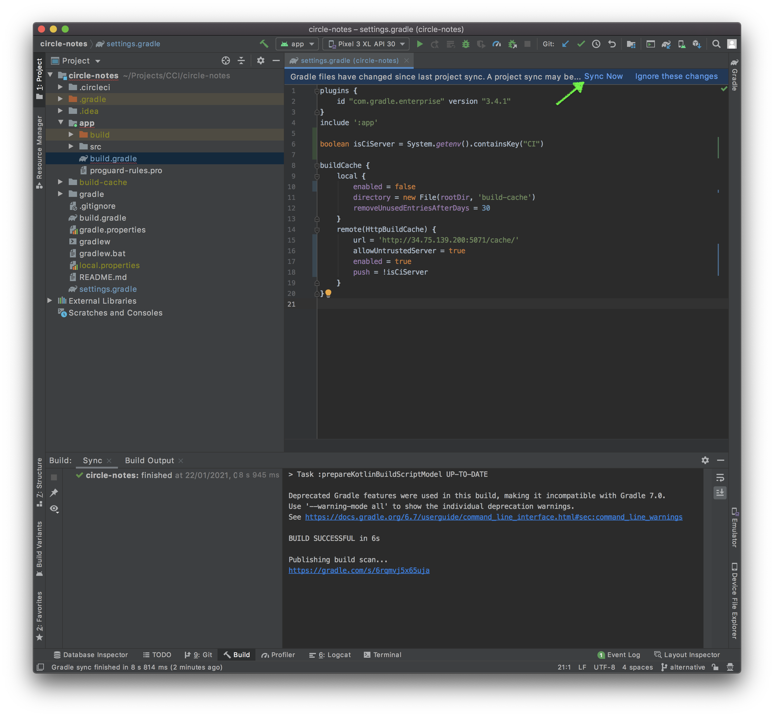 Turbocharging your Android Gradle builds using the build cache - CircleCI