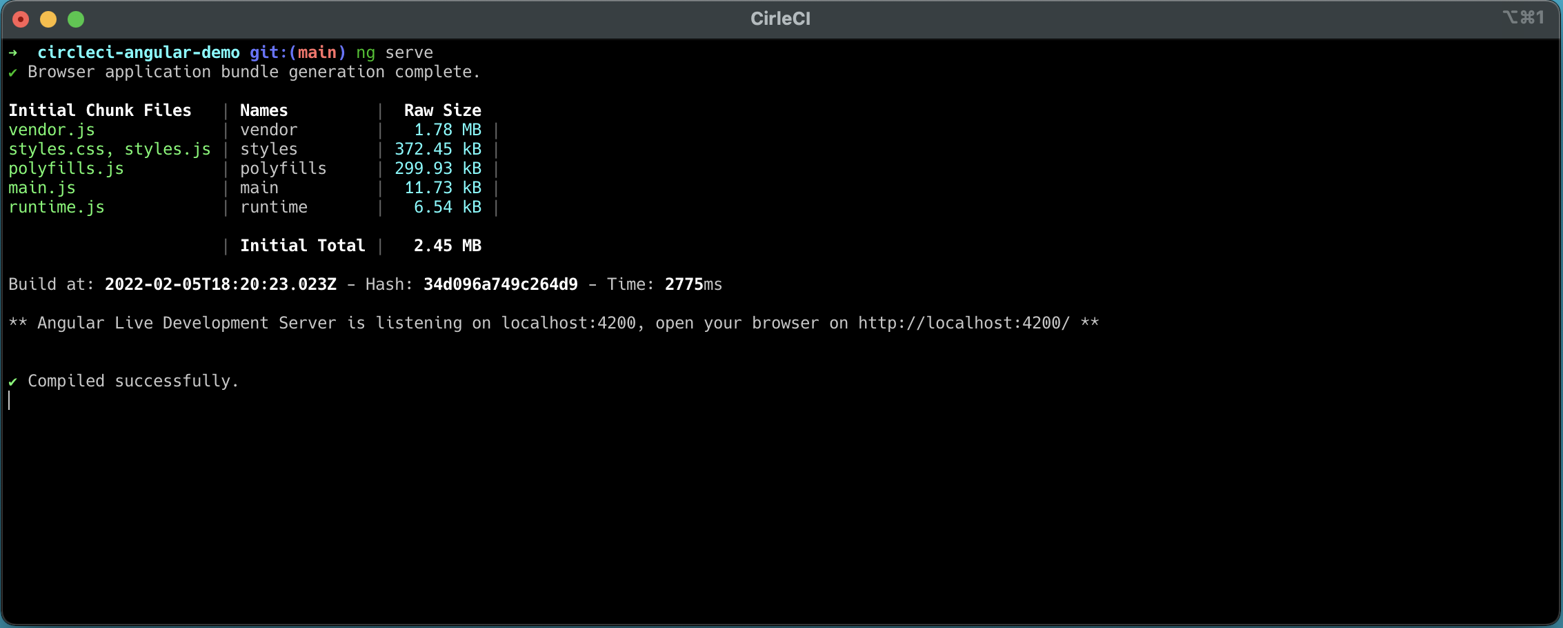 Continuous integration for Angular applications | CircleCI