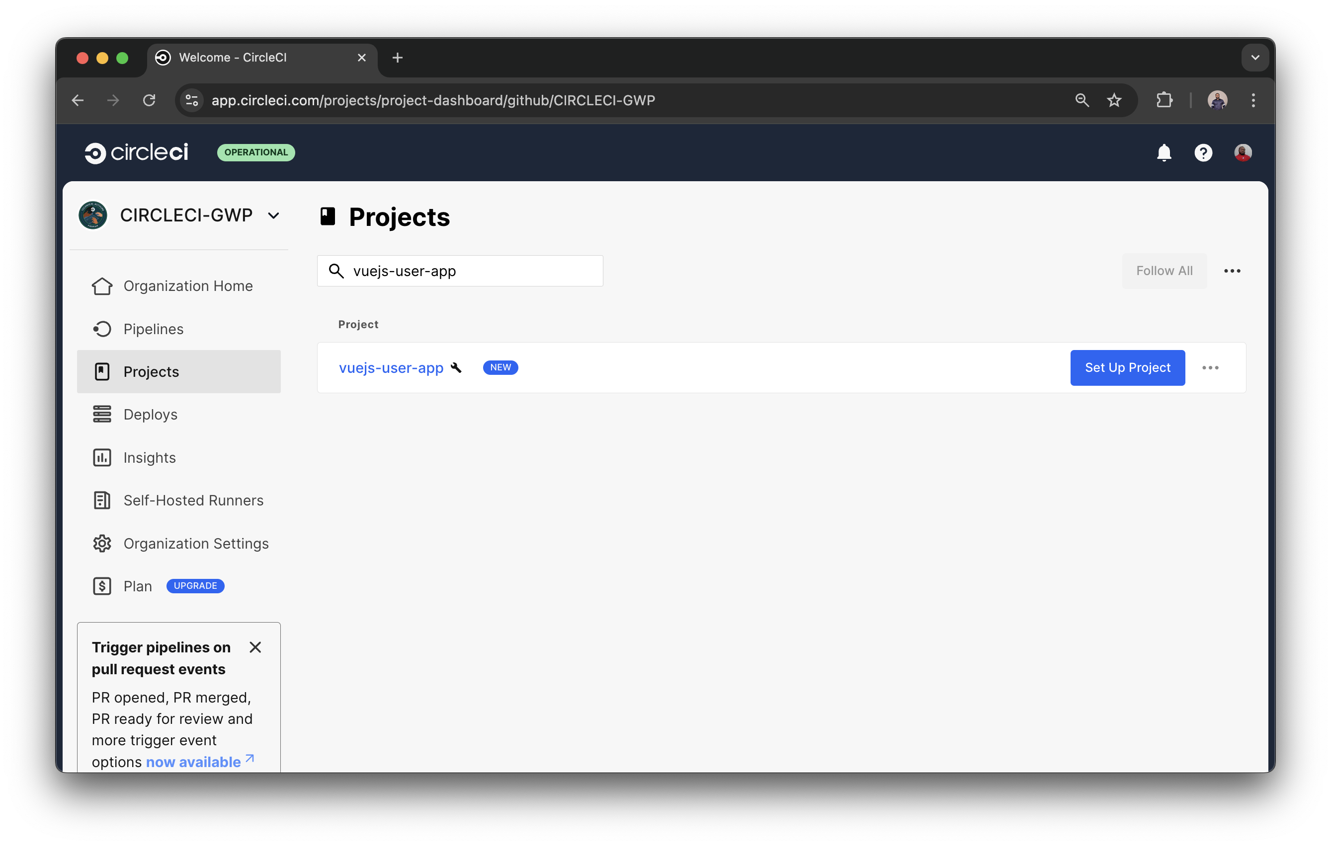 Automate testing for a Vue.js application | CircleCI
