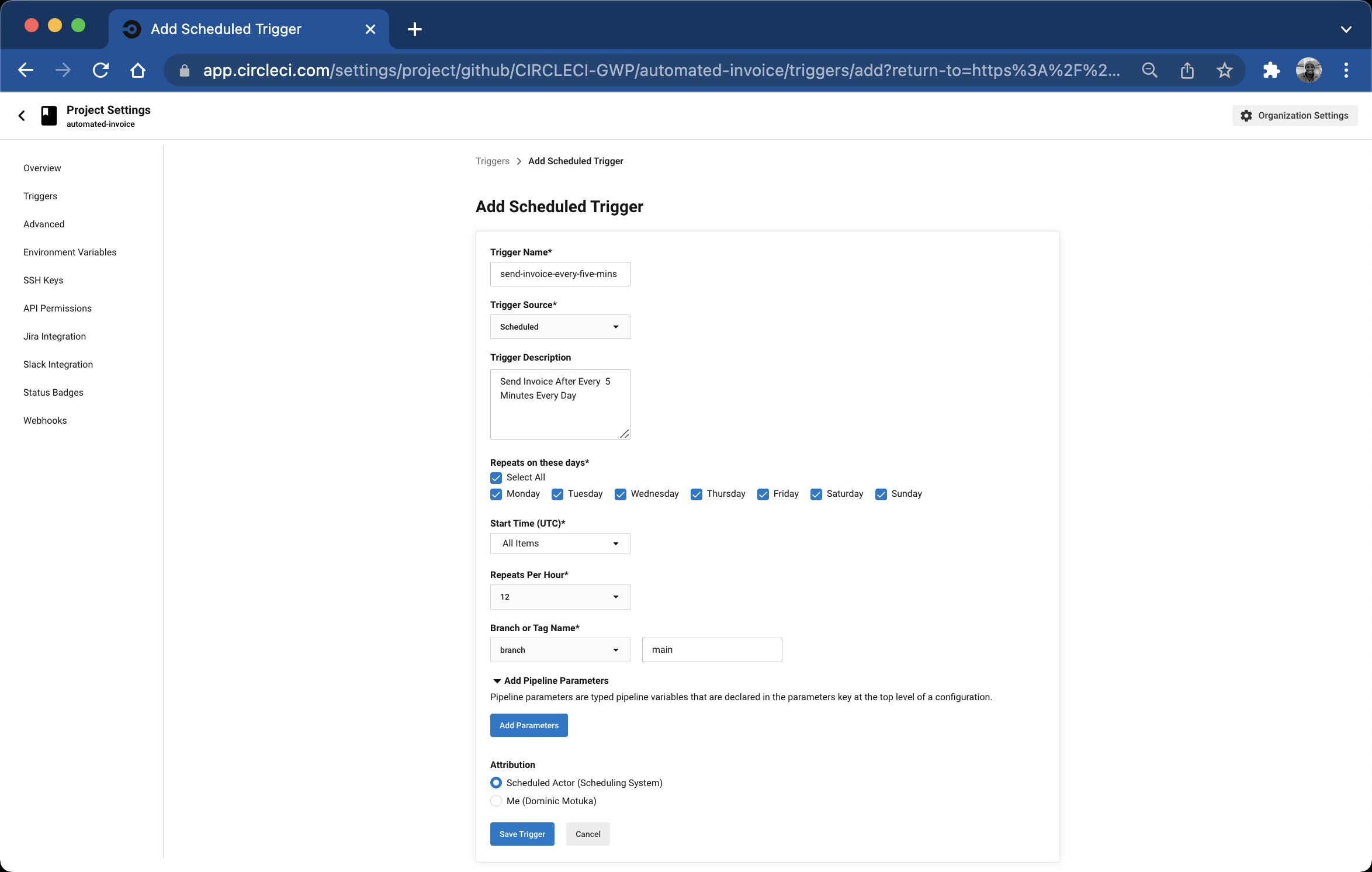 Build an automated invoice generator application | CircleCI