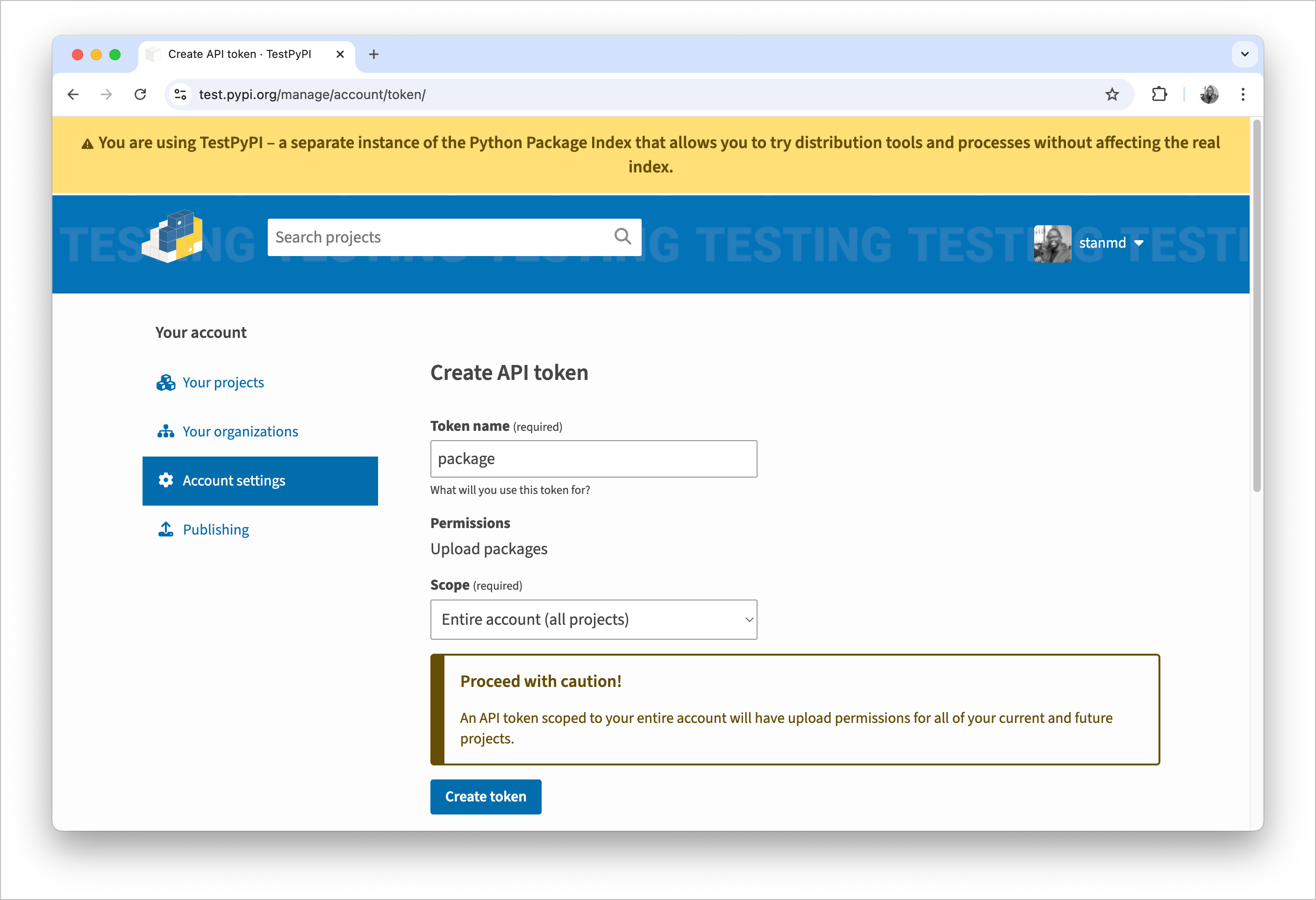 Publishing a Python package | CircleCI