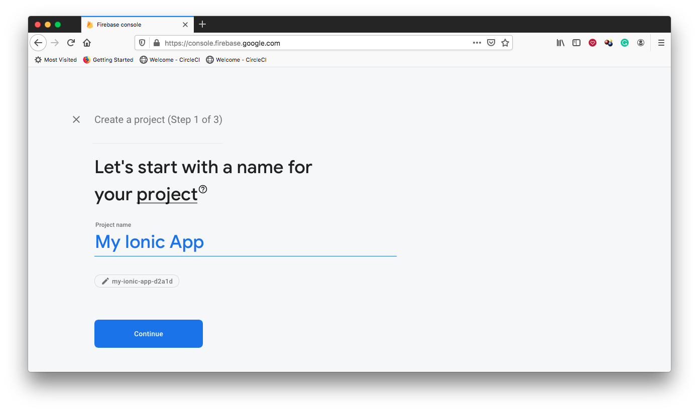 Continuous deployment for Ionic applications | CircleCI