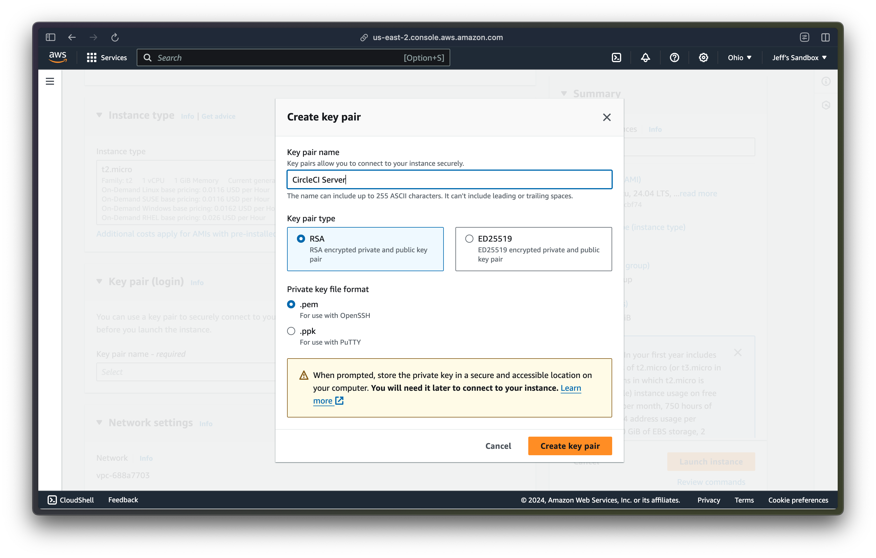 Deploy a Node app on AWS EC2 Linux | CircleCI