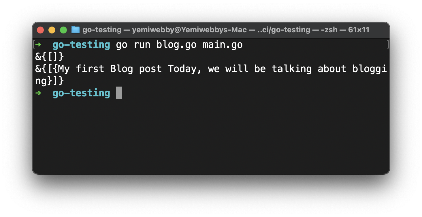 Continuous integration for Go applications | CircleCI