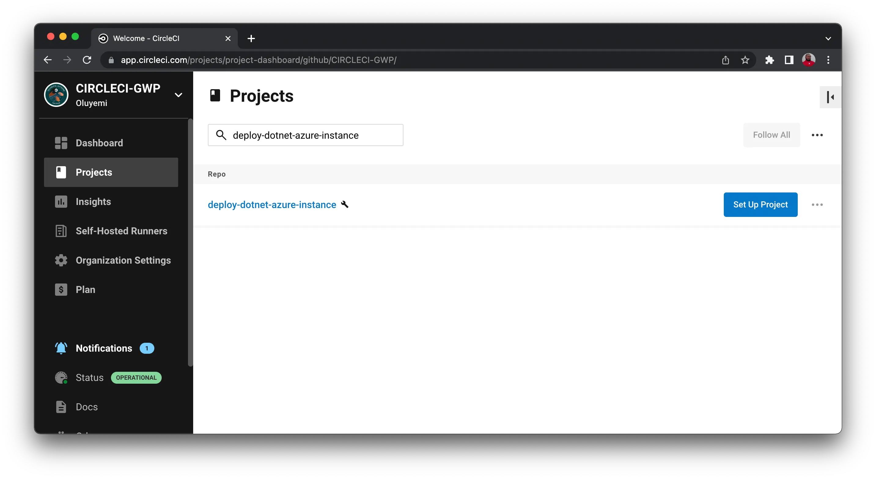 Deploy a Dockerized .NET Core app to an Azure container instance - CircleCI