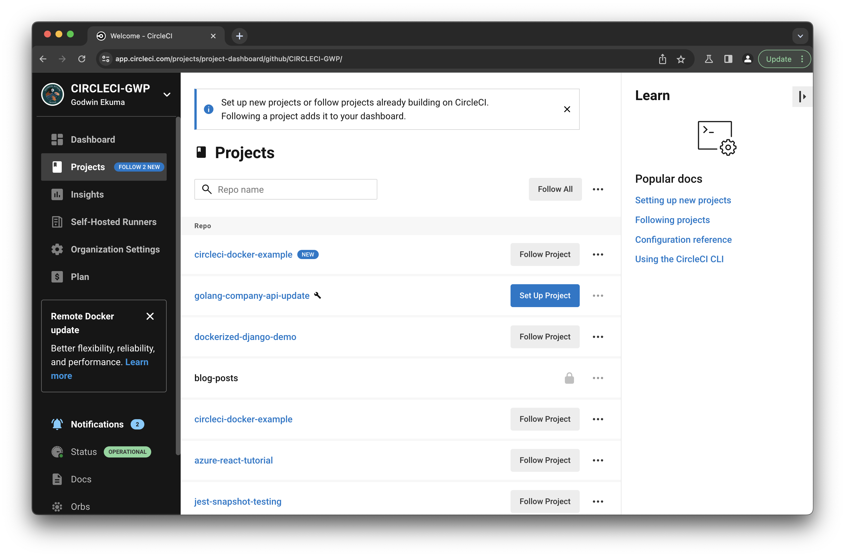 Automate testing for Golang Gin-gonic RESTful APIs | CircleCI