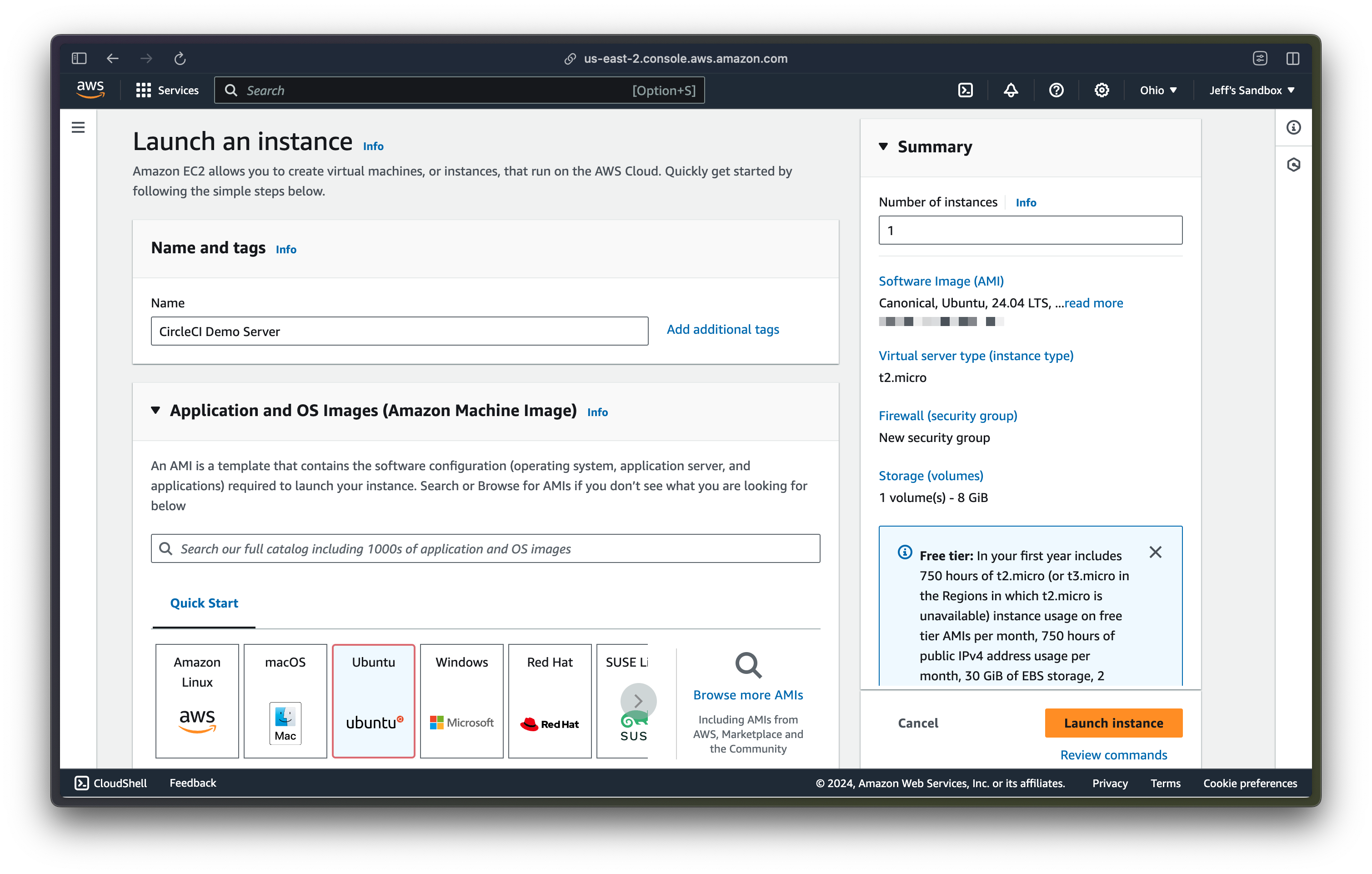Deploy a Node app on AWS EC2 Linux | CircleCI