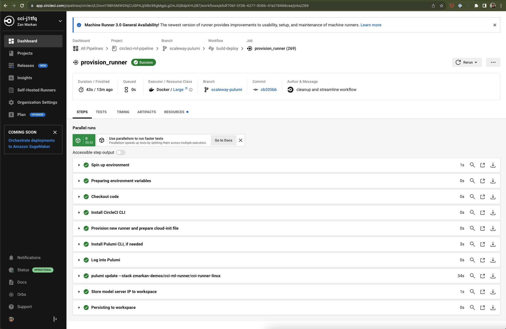 Deploy and manage AI workloads on Scaleway infrastructure with CircleCI ... Deploy and manage AI workloads on Scaleway infrastructure with CircleCI ...
