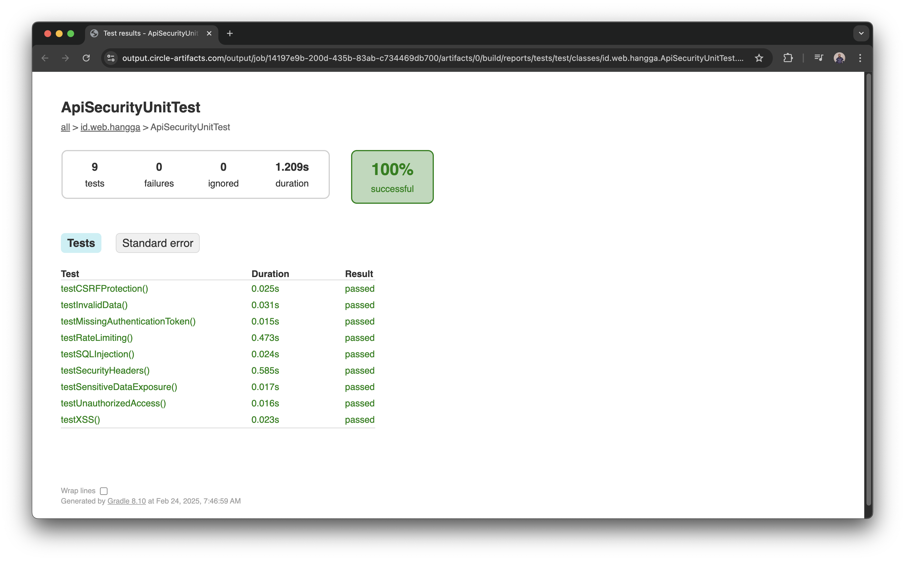Automating API security tests in CI/CD for Java applications - CircleCI
