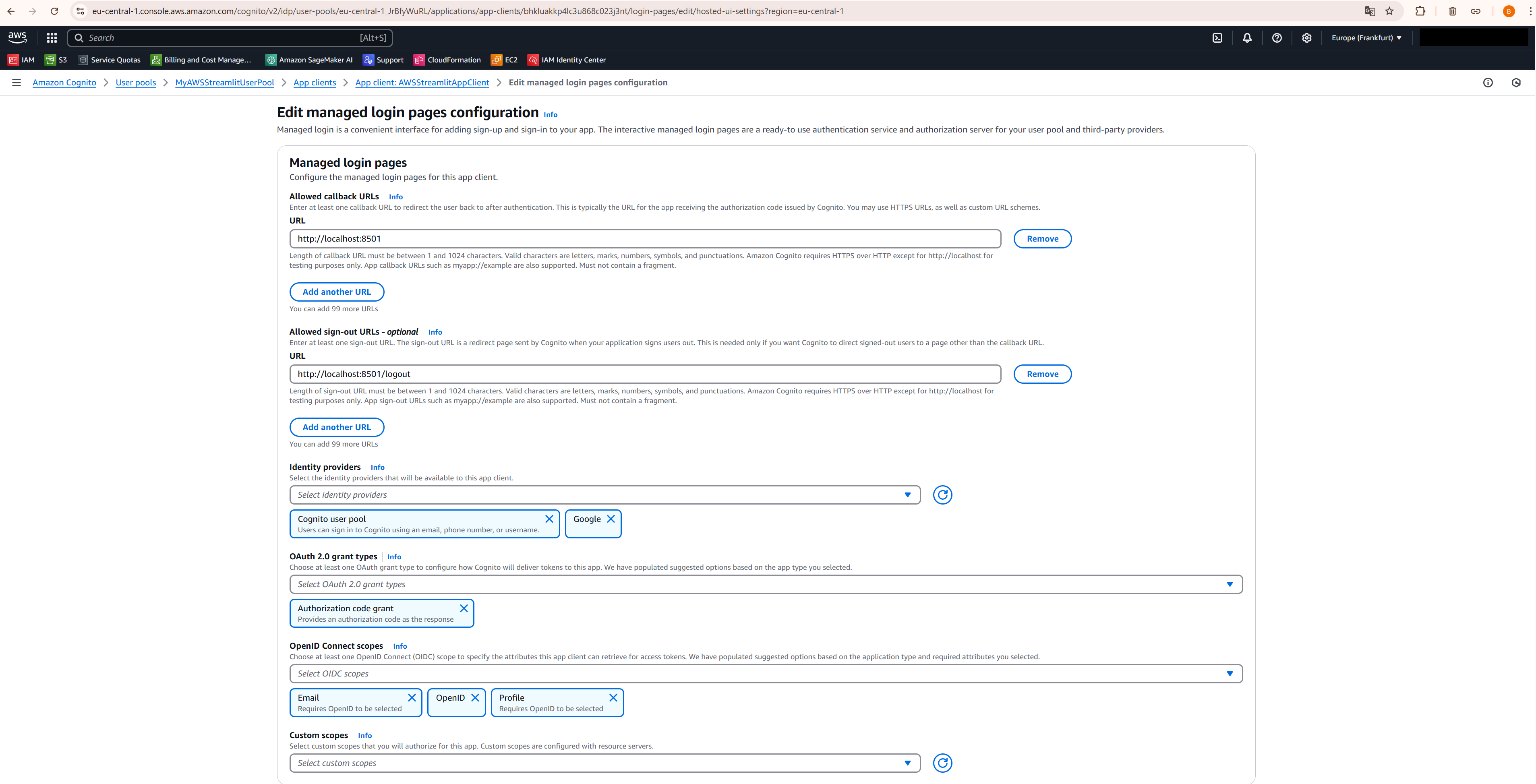 Secure Streamlit app deployment with AWS Cognito, Streamlit, and ...