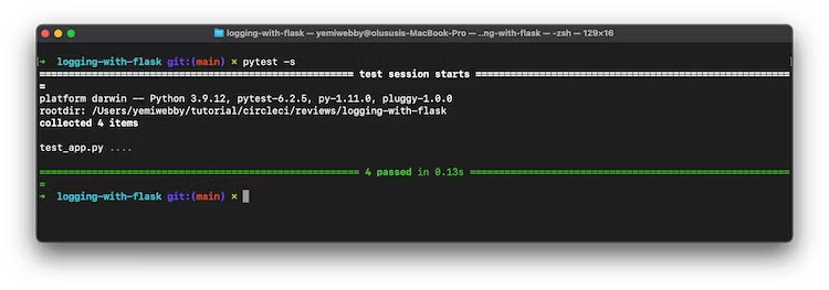 Application logging with Flask | CircleCI