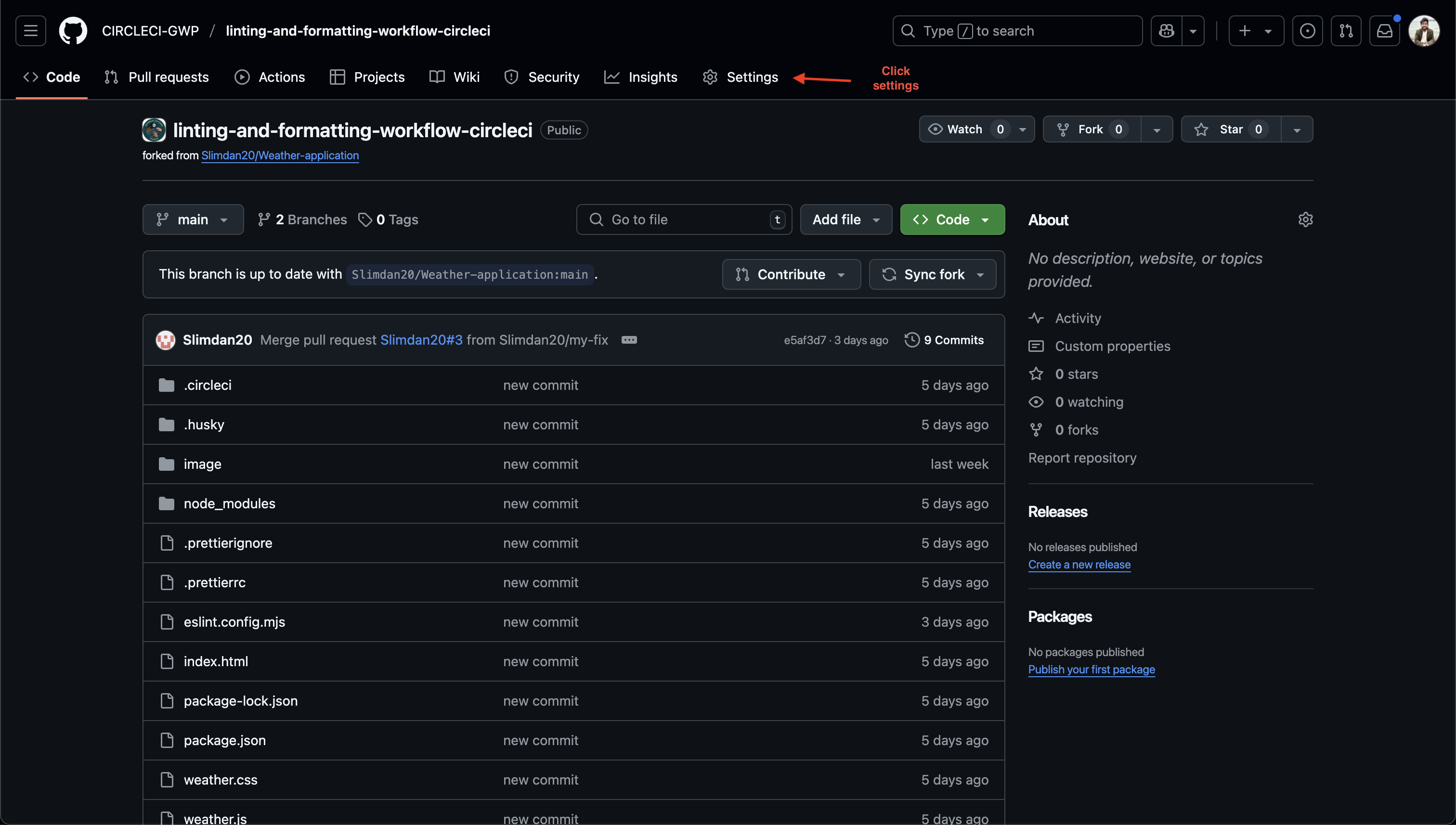 Add a linting and formatting workflow to your CI/CD pipeline using Eslint and Prettier | CircleCI