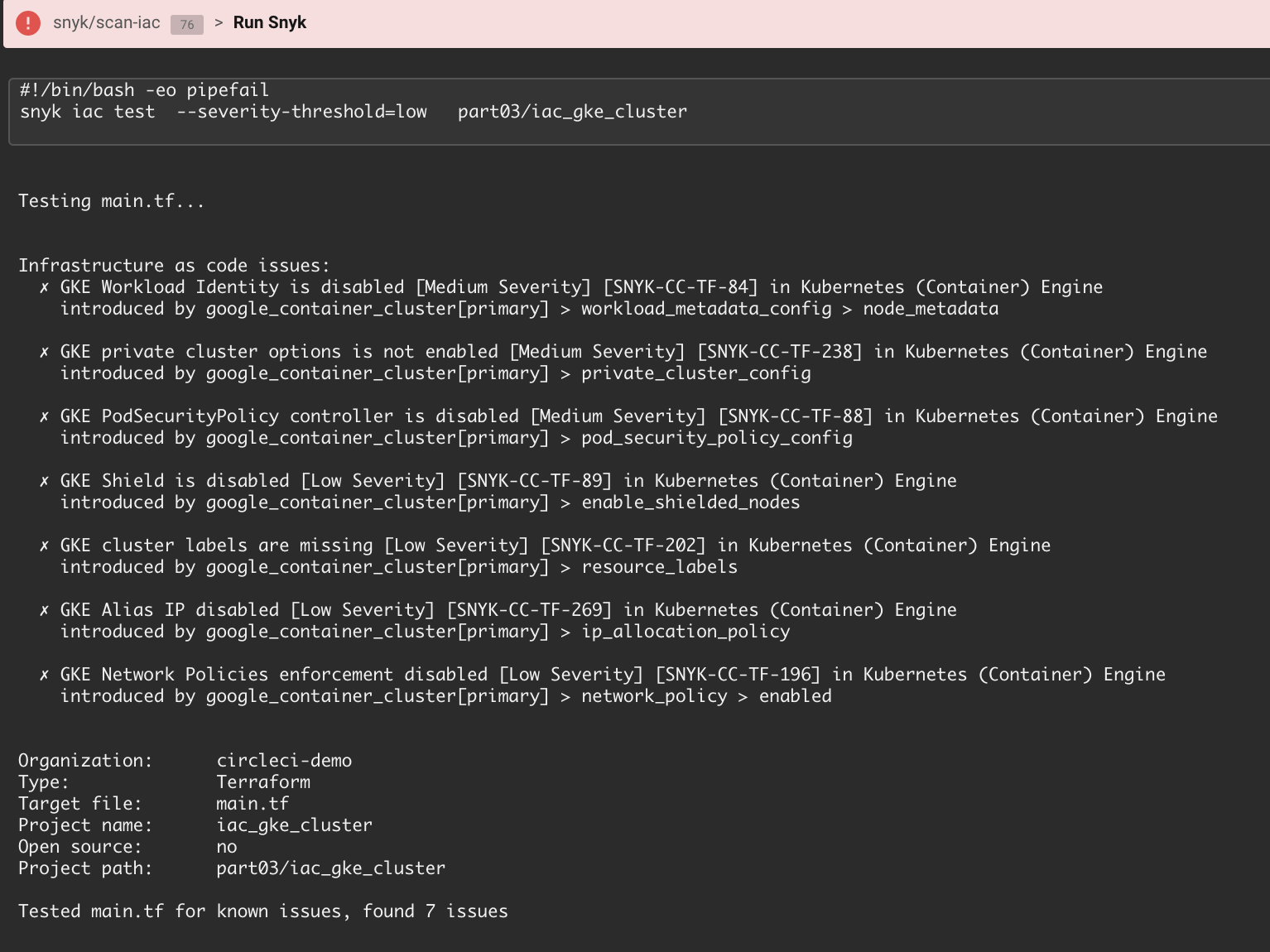 Security scans with Snyk in a CircleCI workflow | CircleCI