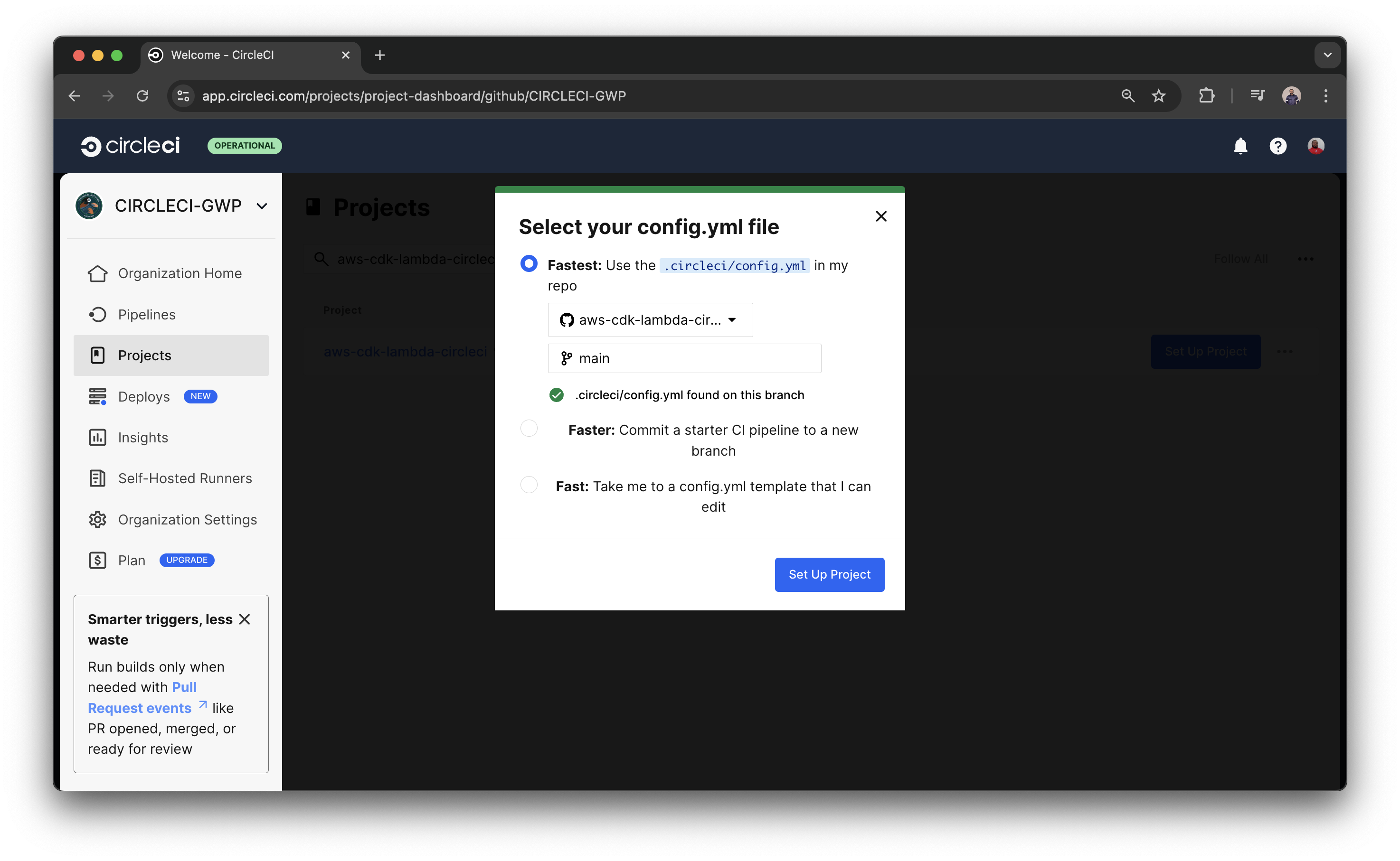 Automate Aws Lambda Function Deployments To Aws Cdk Circleci