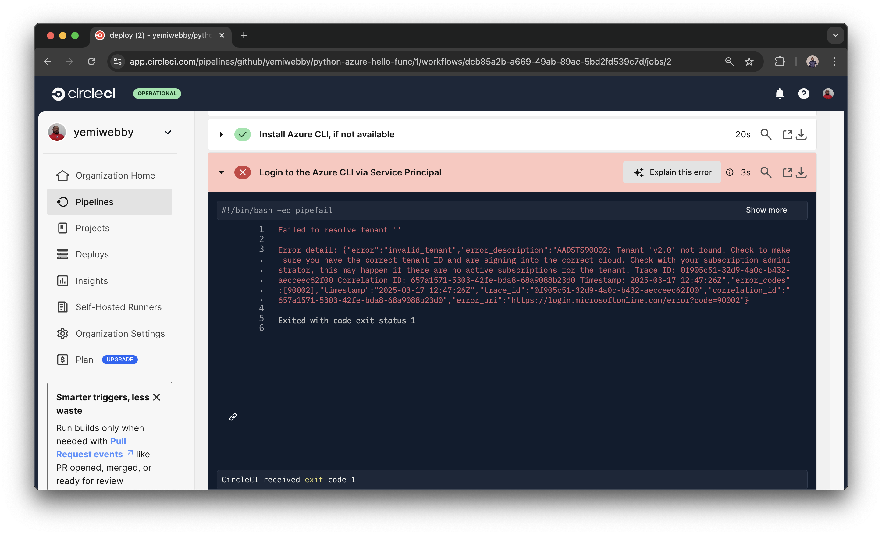 Using Circleci To Test And Deploy Python Serverless Functions On Microsoft Azure Circleci