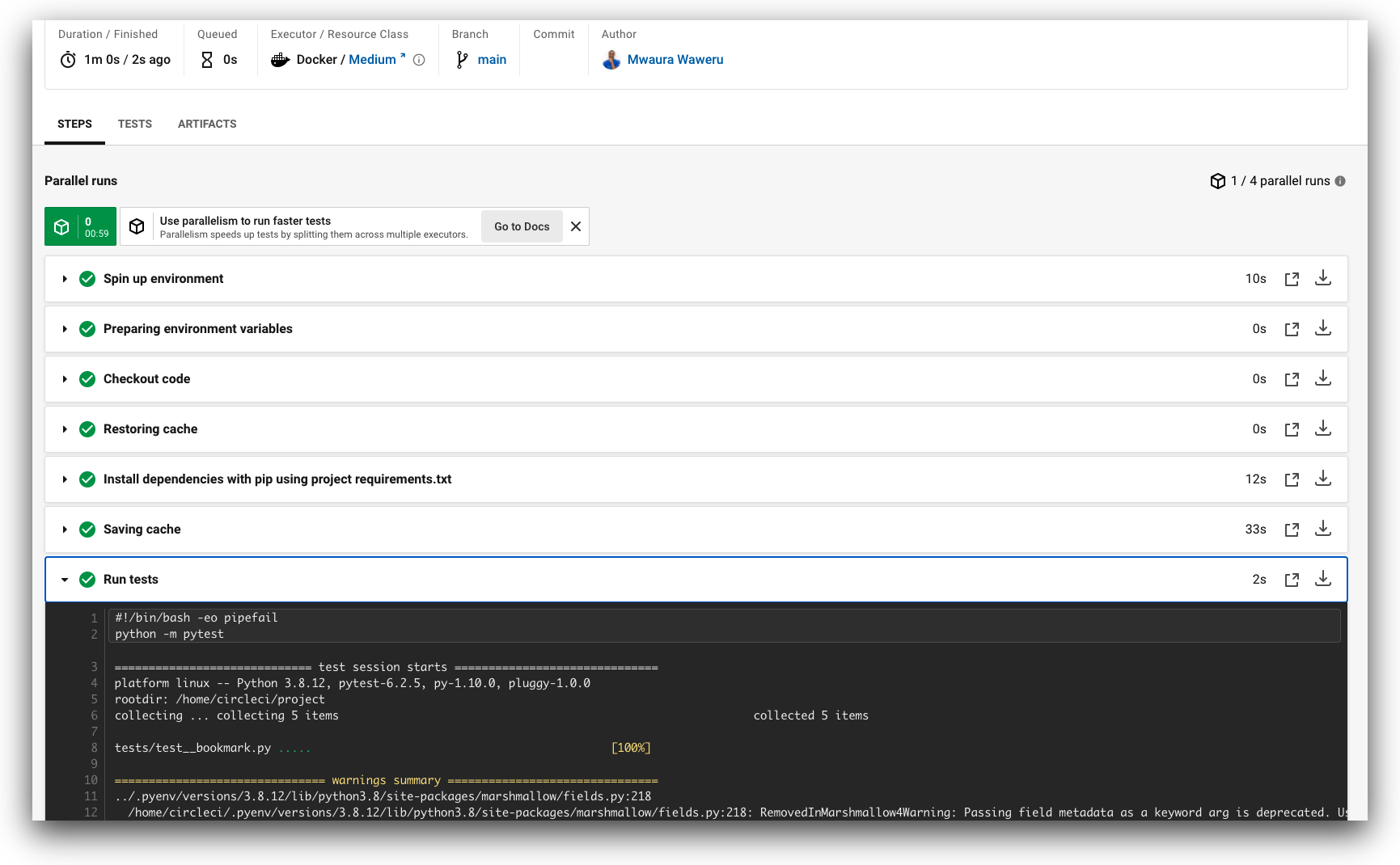 Object validation and conversion with Marshmallow in Python | CircleCI