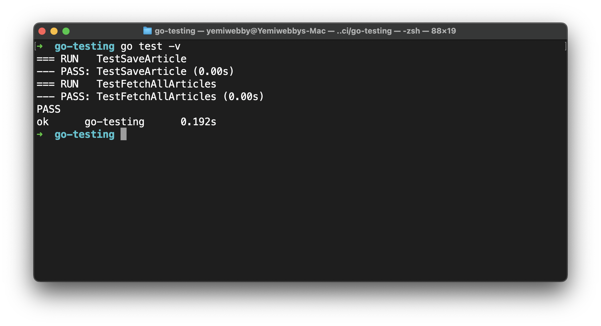 Continuous integration for Go applications | CircleCI