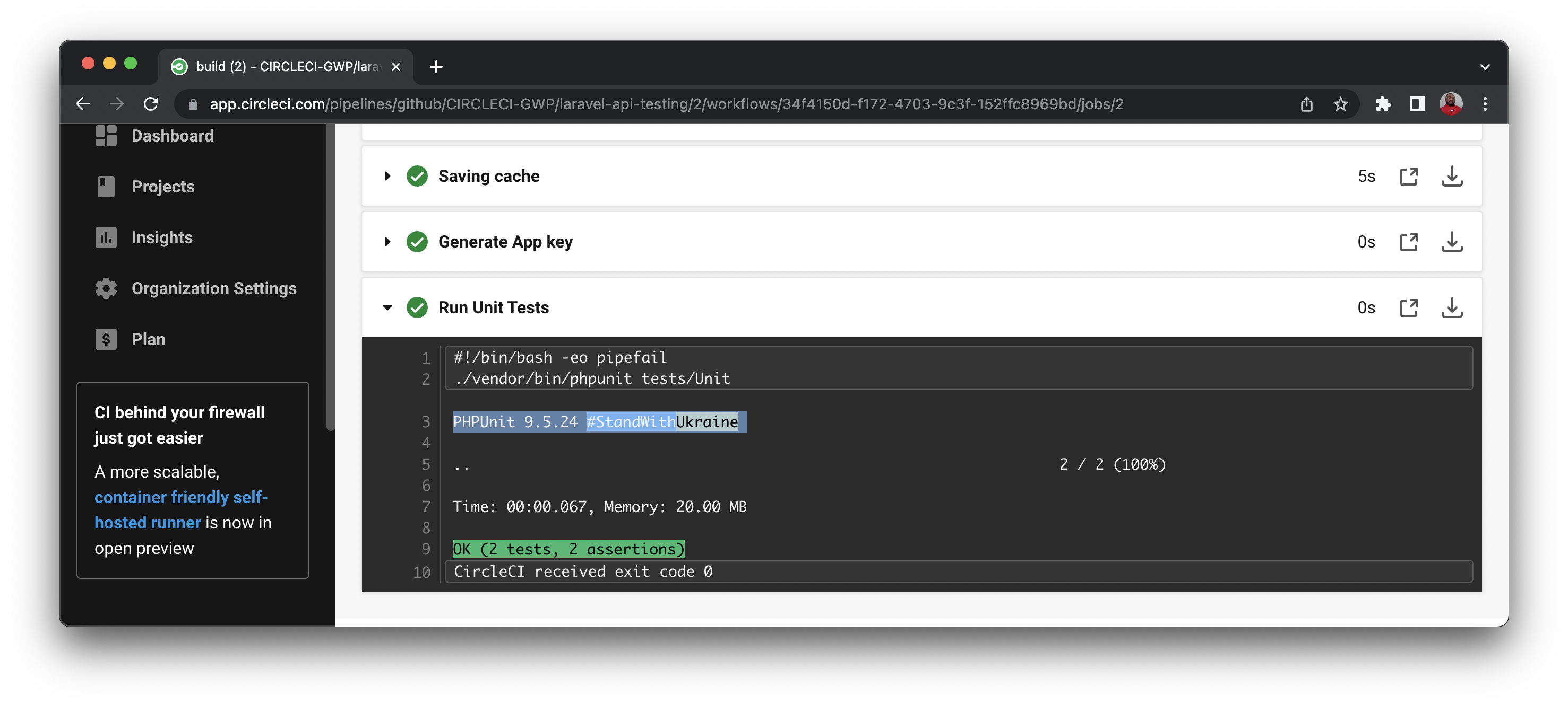 Automating Laravel tests | CircleCI