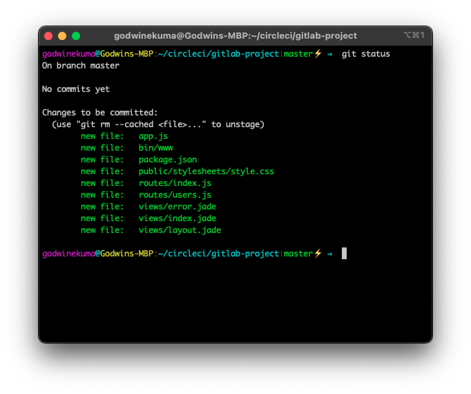 Pushing a project to GitLab | CircleCI