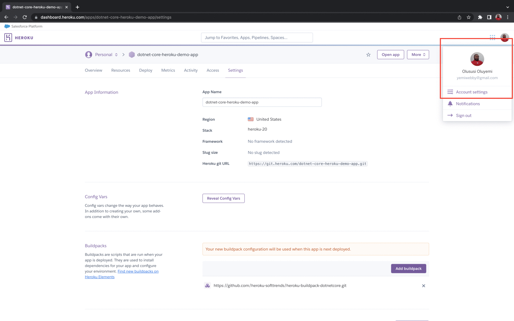 Automate deployment of ASP.NET Core apps to Heroku | CircleCI