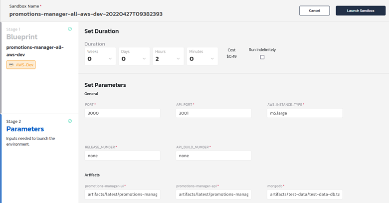Deploy application environments on demand with the Quali Torque orb - CircleCI