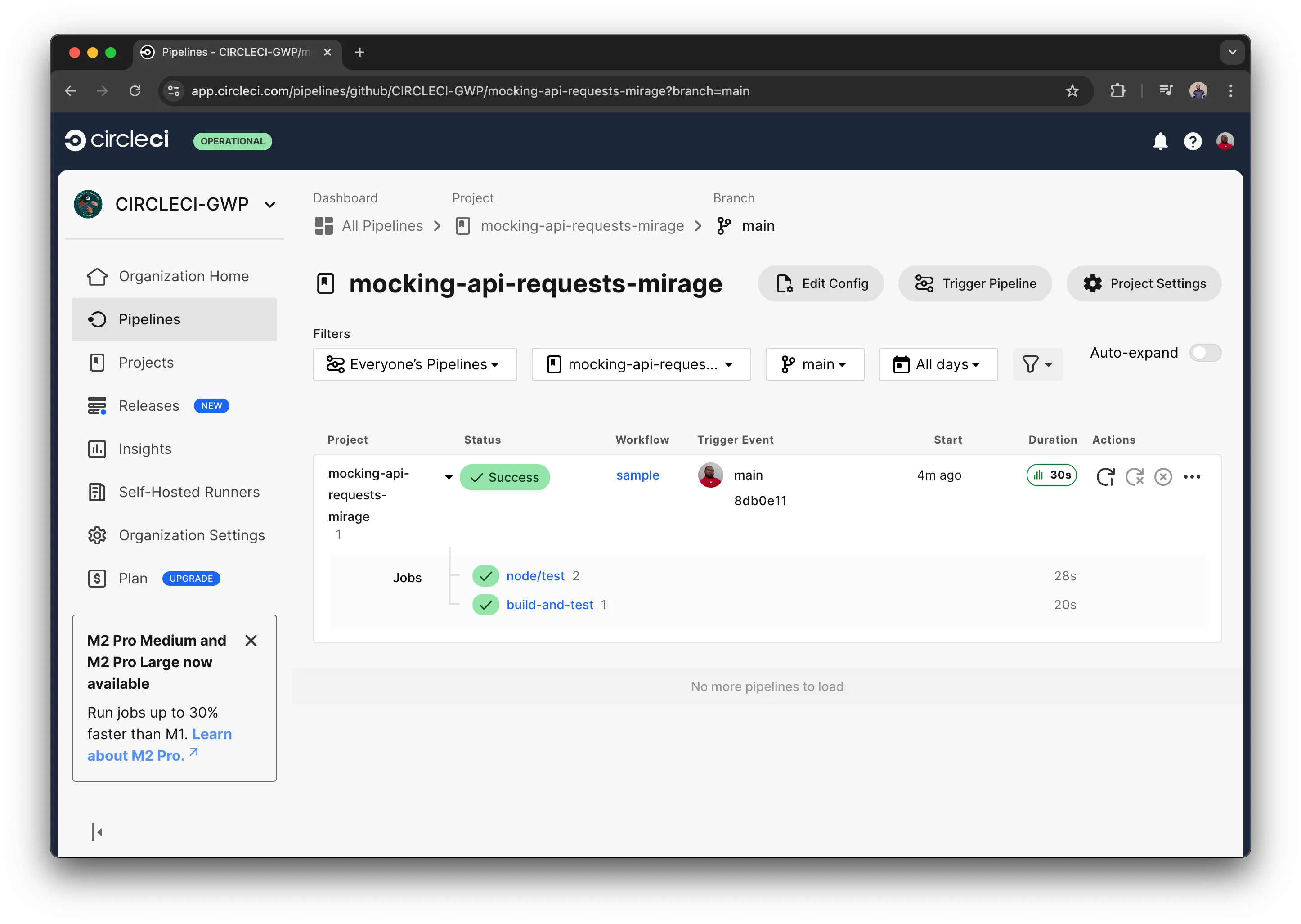 Mocking API requests with Mirage - CircleCI