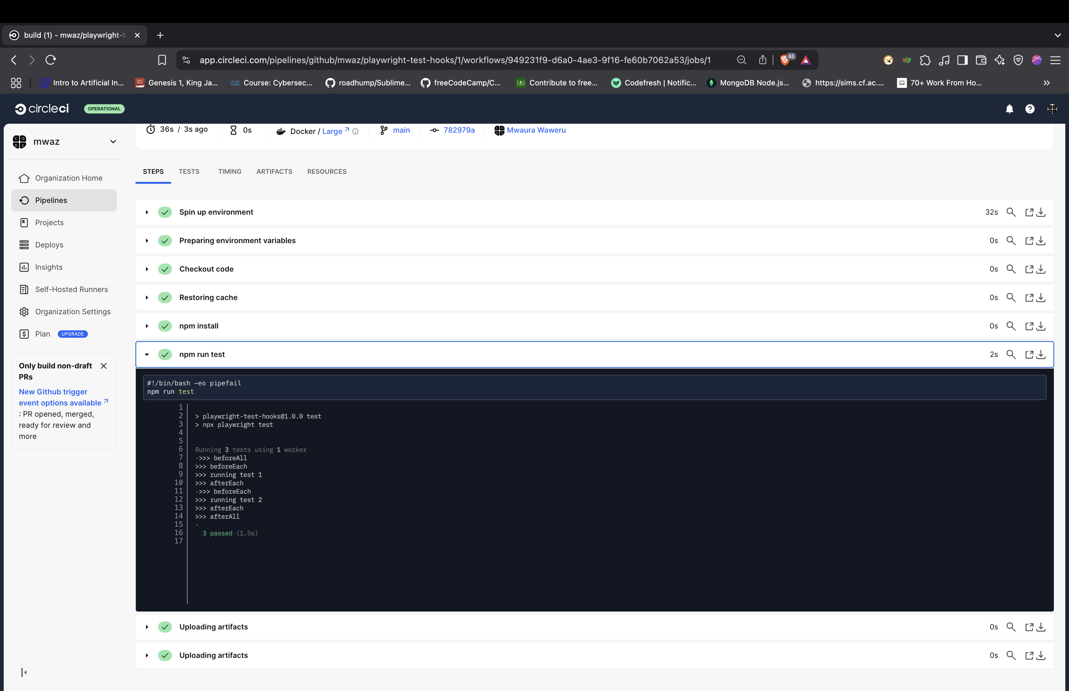 Understanding Playwright test hooks in the CI context (JavaScript) – A ...