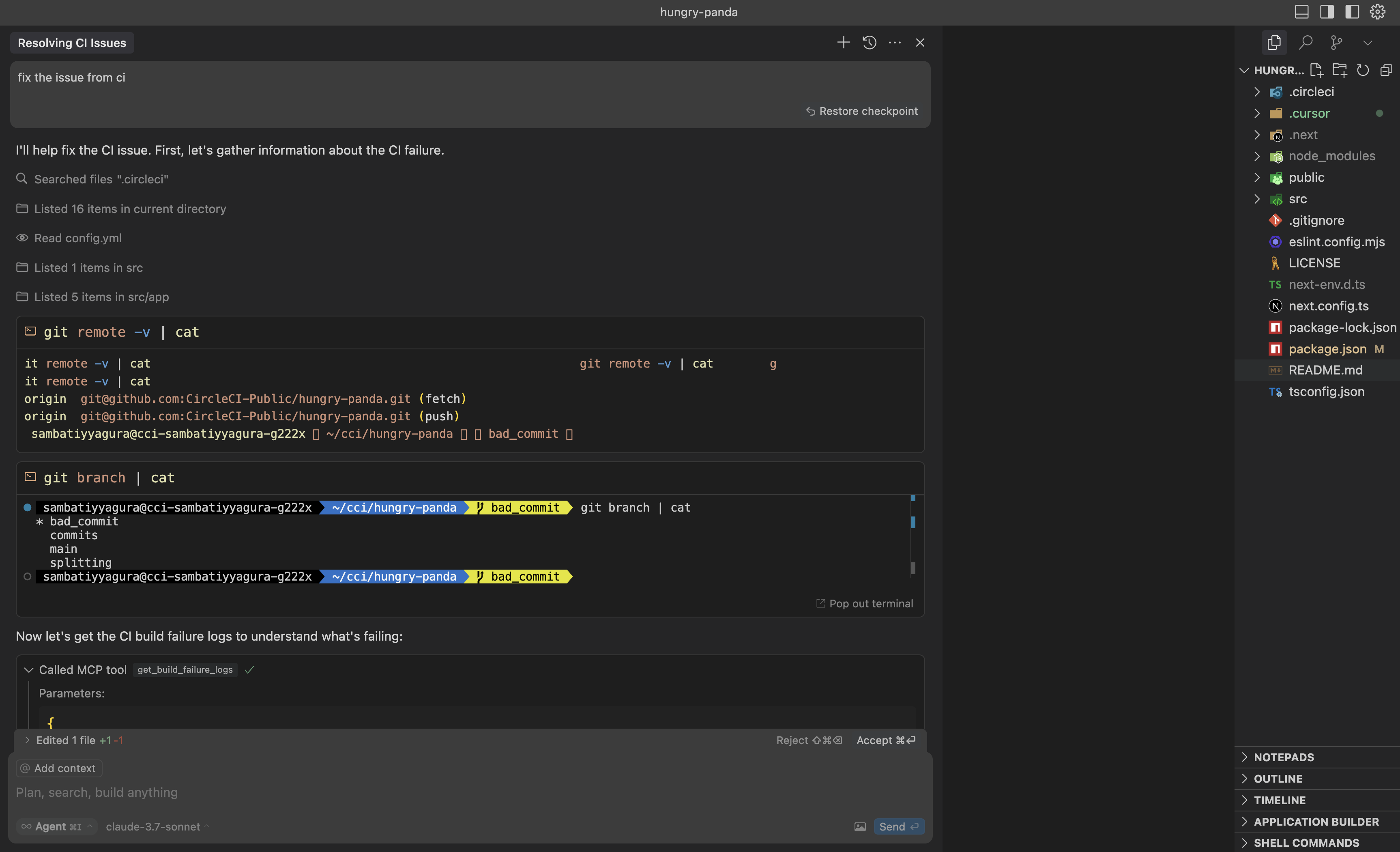 Find and fix CI build errors with AI | CircleCI