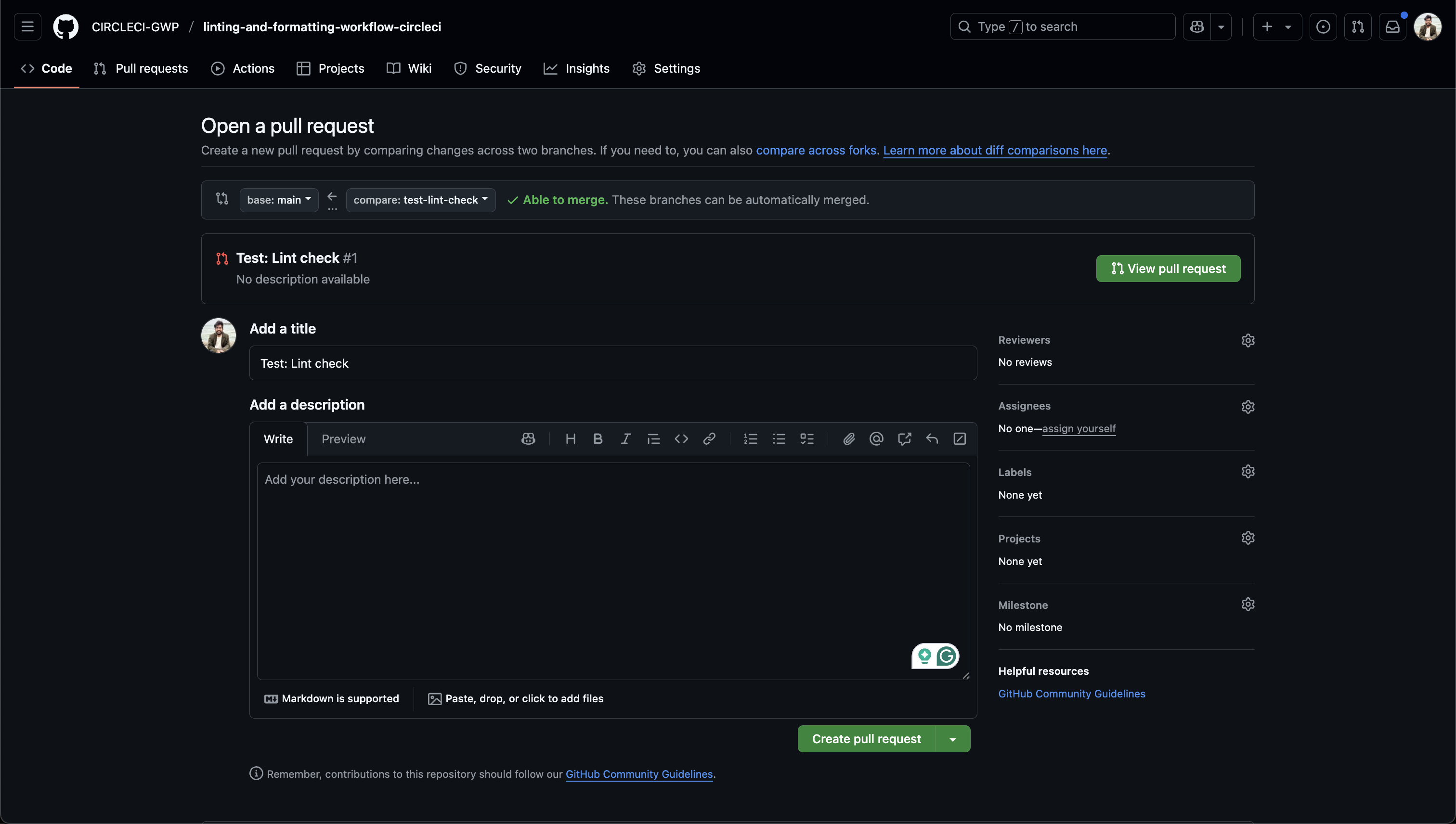 Add a linting and formatting workflow to your CI/CD pipeline using Eslint and Prettier | CircleCI