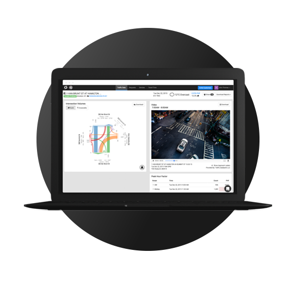 Miovision DataLink portal - end-to-end traffic data platform