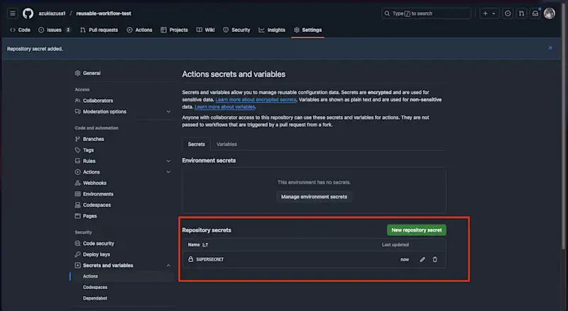GitHub Actions で再利用可能なワークフローを作成する