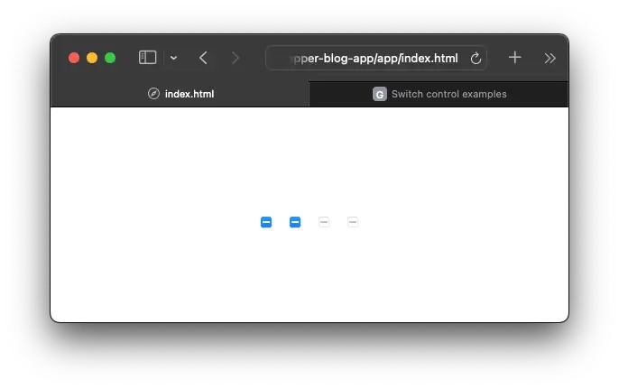 input[type=checkbox] 要素に switch 属性を指定することによる HTML 標準のスイッチ UI の提案