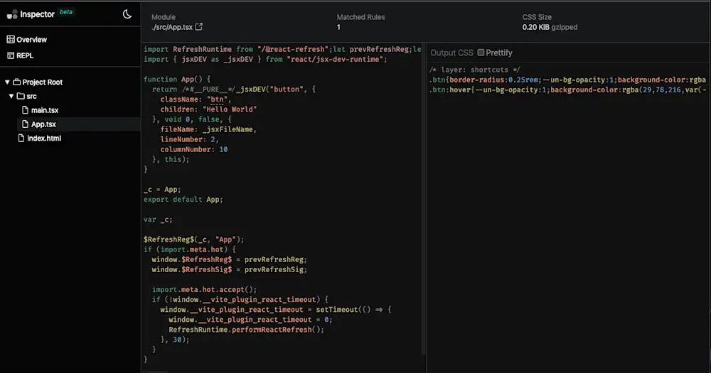Atomic CSS エンジン - UnoCSS