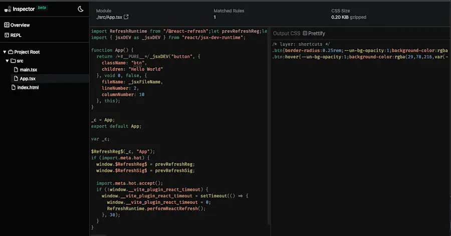 Atomic CSS エンジン - UnoCSS