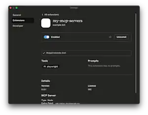 ワンクリックで MCP サーバーをインストールする .dxt ファイル