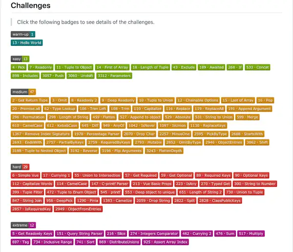 【TypeScript】type-challenges 中級編