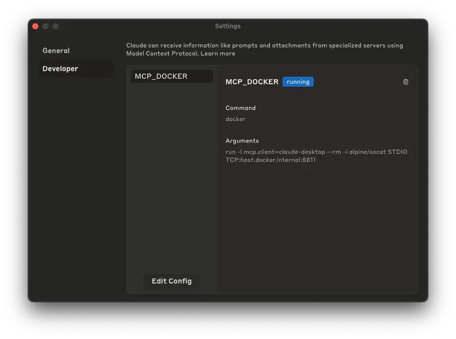 Docker の MCP Toolkit を試してみる