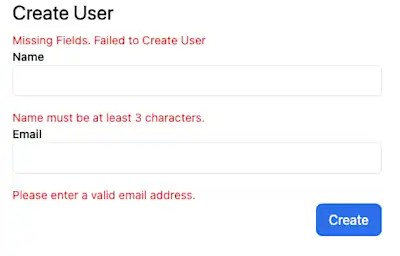 Server Actions のフォームバリデーションにおいて useFormState でエラーメッセージを表示する